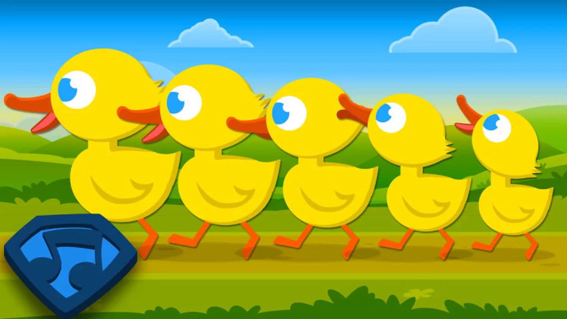 Cinq Petits Canards | Chansons et Comptines pour Enfants | Kids Super ...